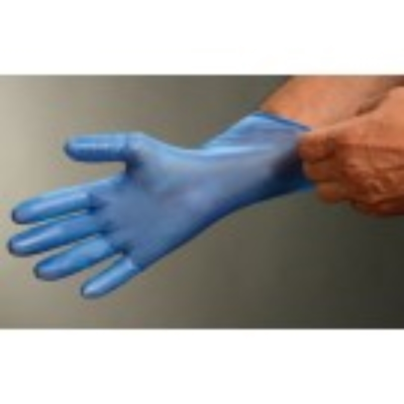 Vinyl Gloves Blue Small x 100 | Janitorial Express