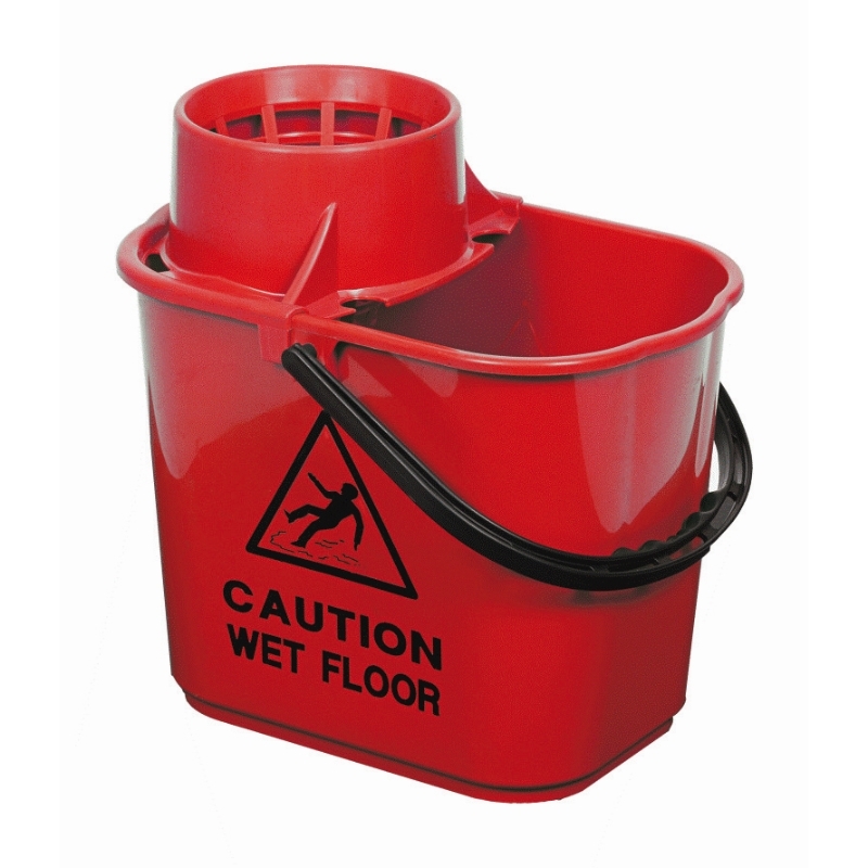 Red Professional Bucket & Wringer | Janitorial Express