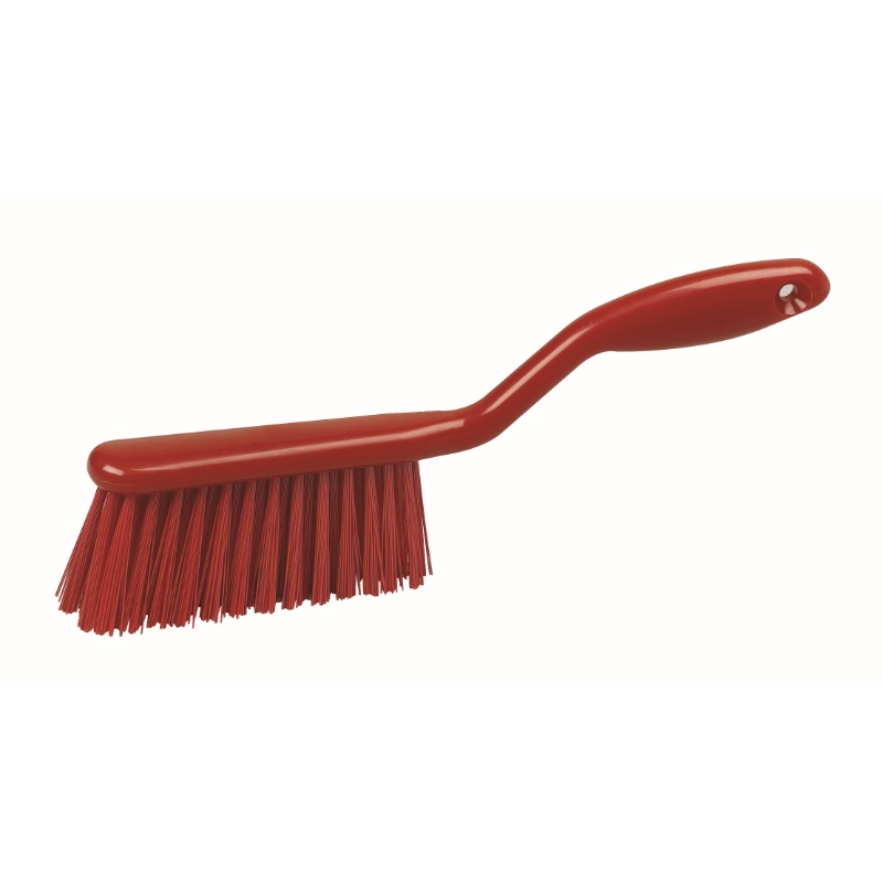 Stiff Red Hand Brush | Janitorial Express